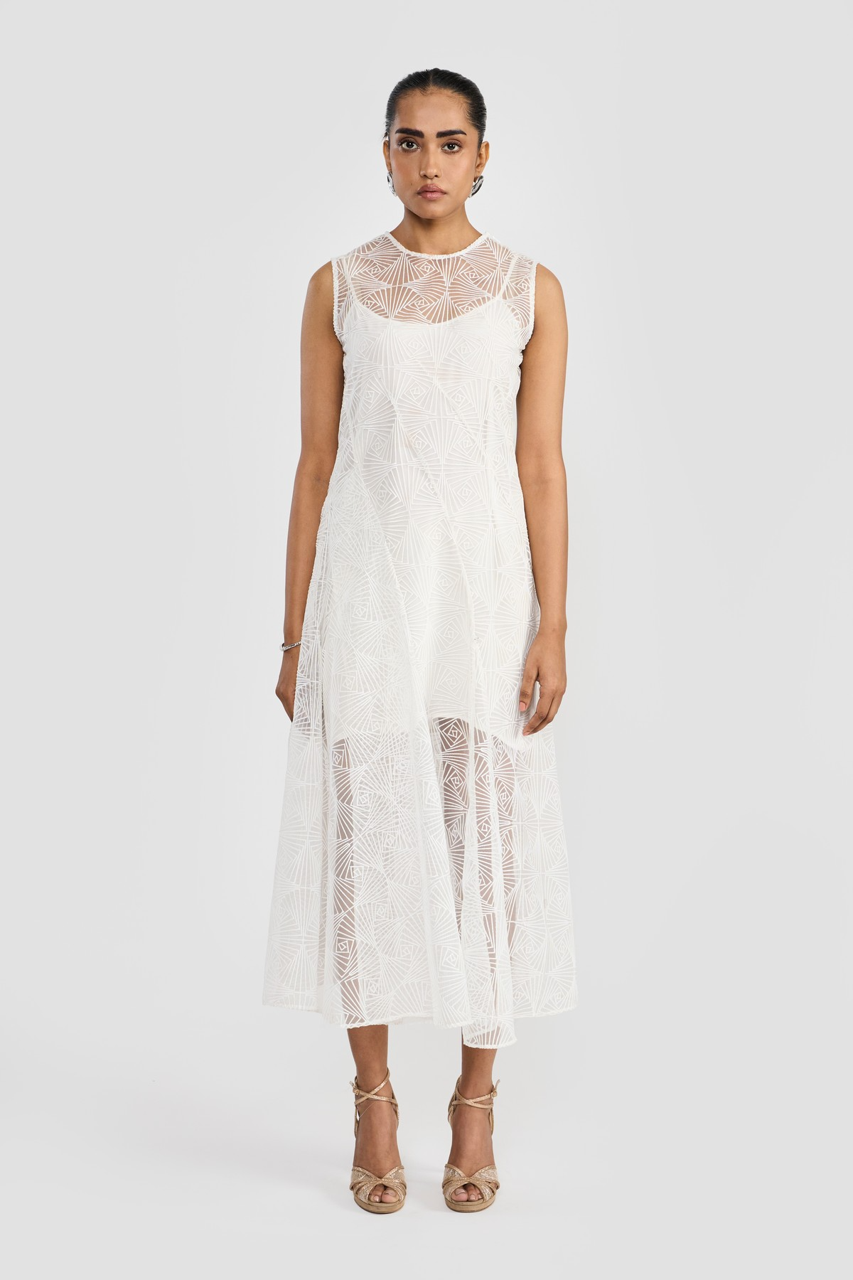 White Angela Women Dress