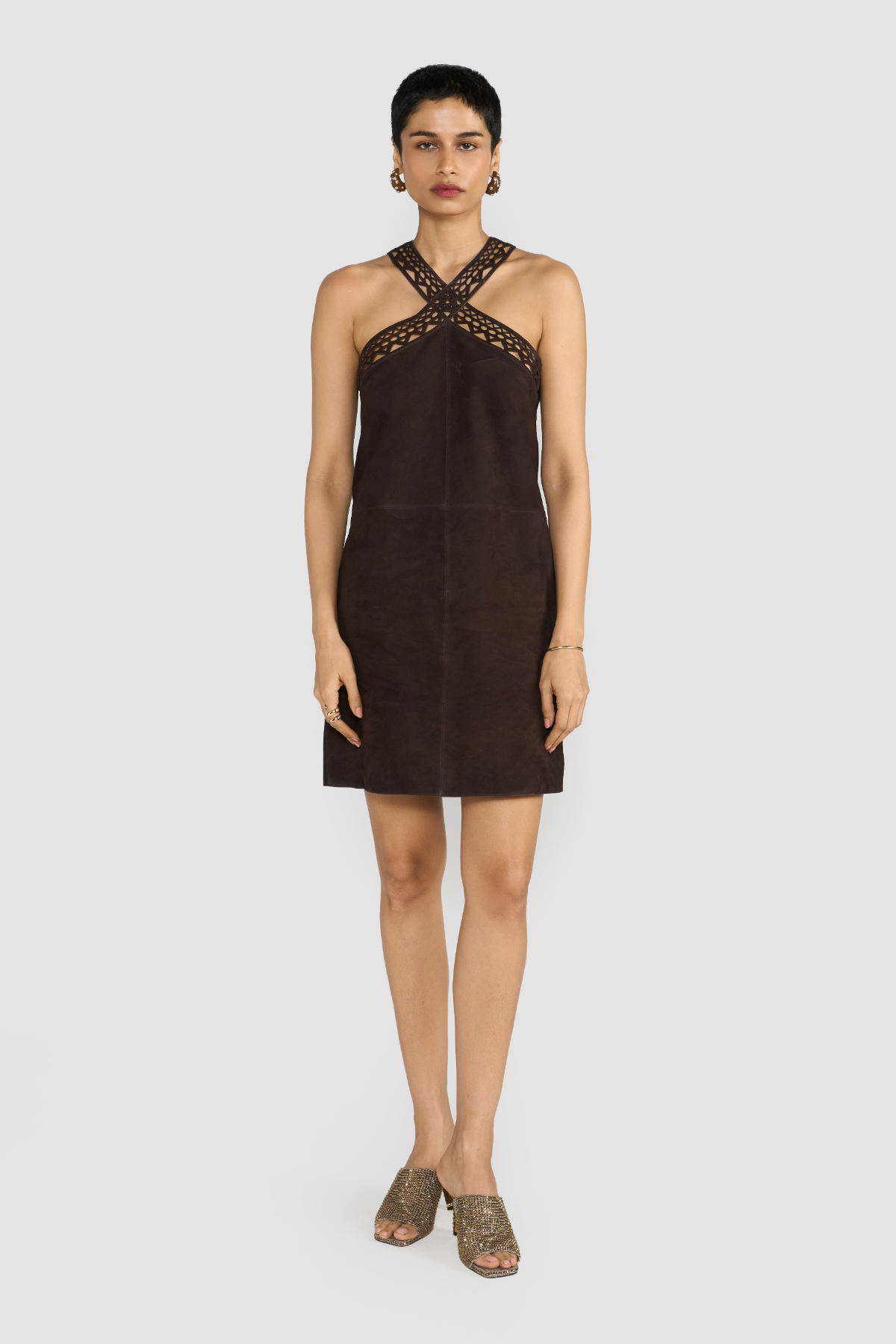 Chocolate Ethel Womens Dress