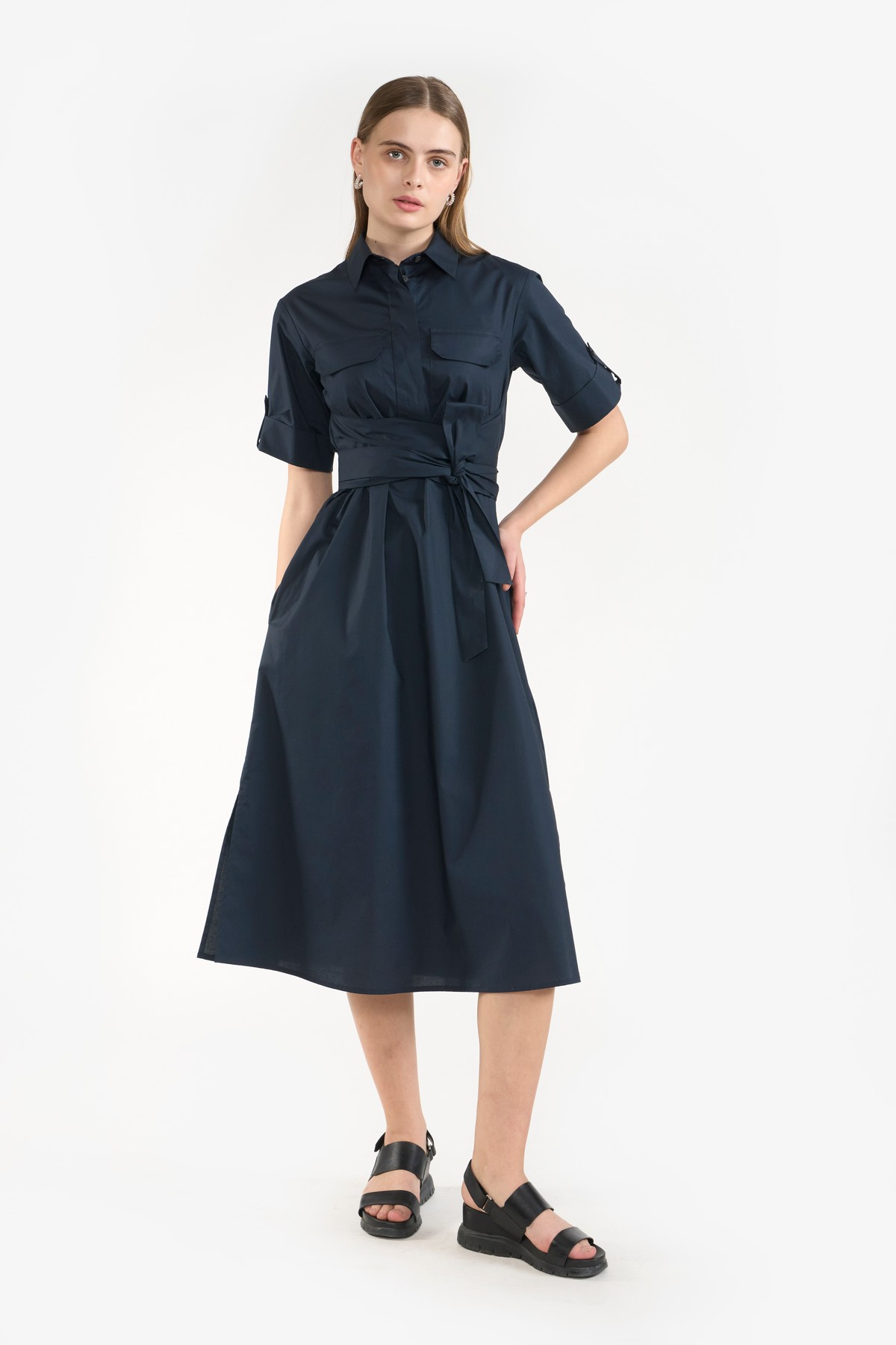 Navy Ambrose Women Dress