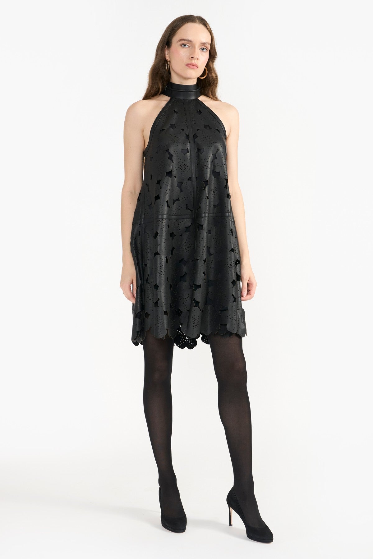 Black Kate Leather Dress – Perona